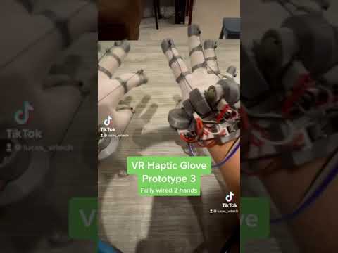 DIY VR Haptic Glove both hands #shorts - YouTube