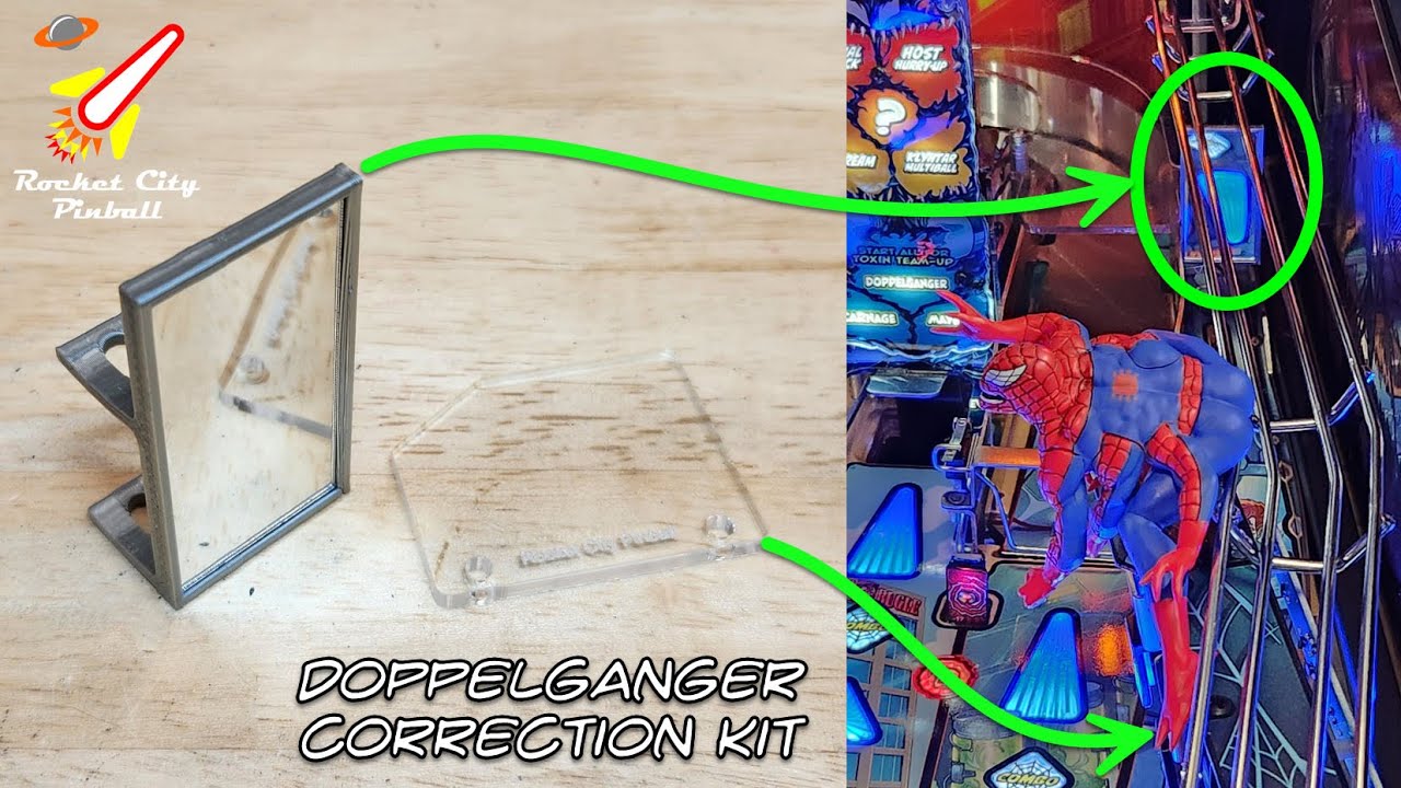 Doppelganger Correction Kit for Stern Venom Pinball, by Rocket City ...