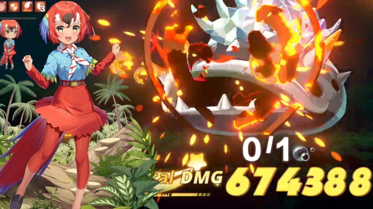 [Kemono Friends: Kingdom] Ultimate Raid (4th week boss) | ft. Scarlet ...