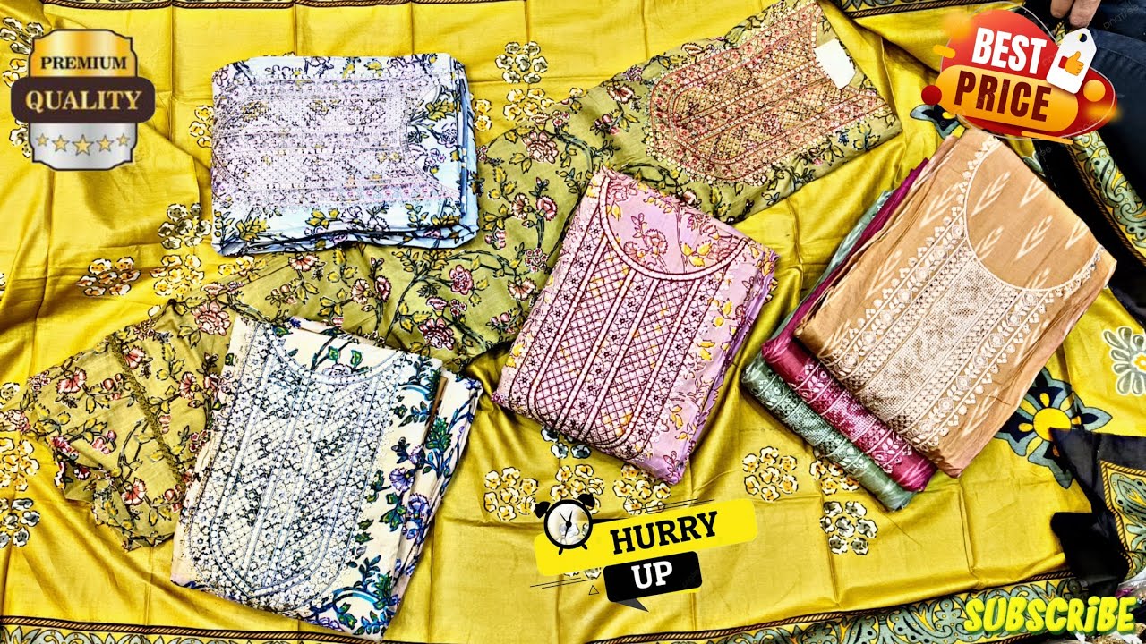 Eid Special Premium Quality Cotton Dress Materials 👌 Viral Designs ...