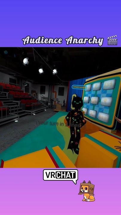 VRchat : Acting in Audience Anarchy - Quest 3 Virtual Reality - YouTube
