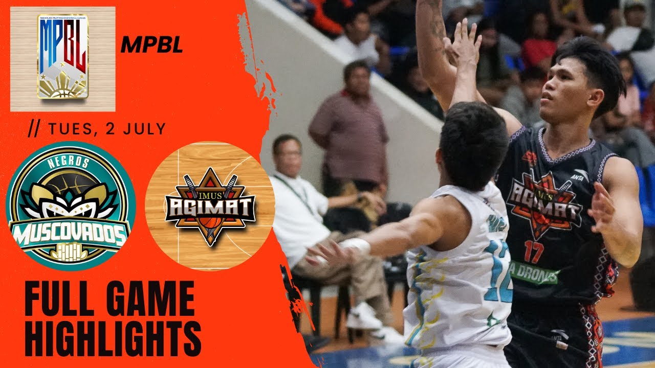 MPBL HIGHLIGHTS: Negros Muscovados VS Imus Agimat VA Drones JULY 2 ...