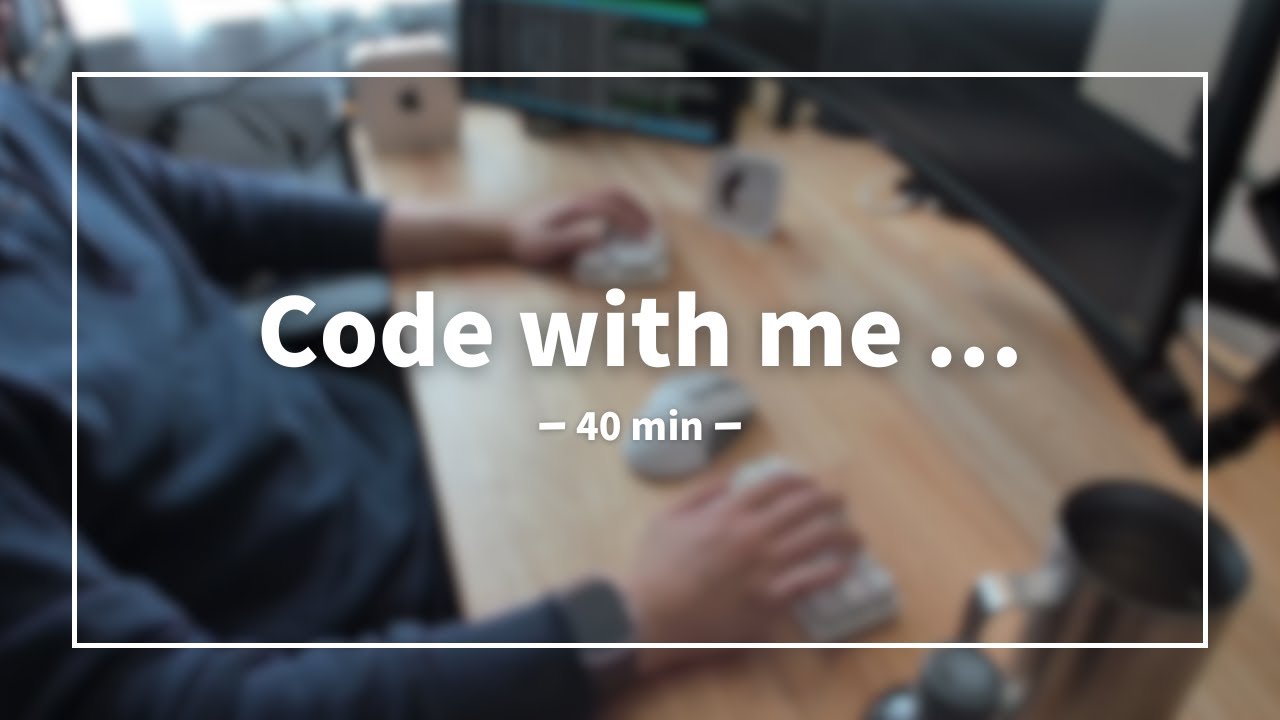 study with me | code with me | 40 min real time |no talking| unity ...