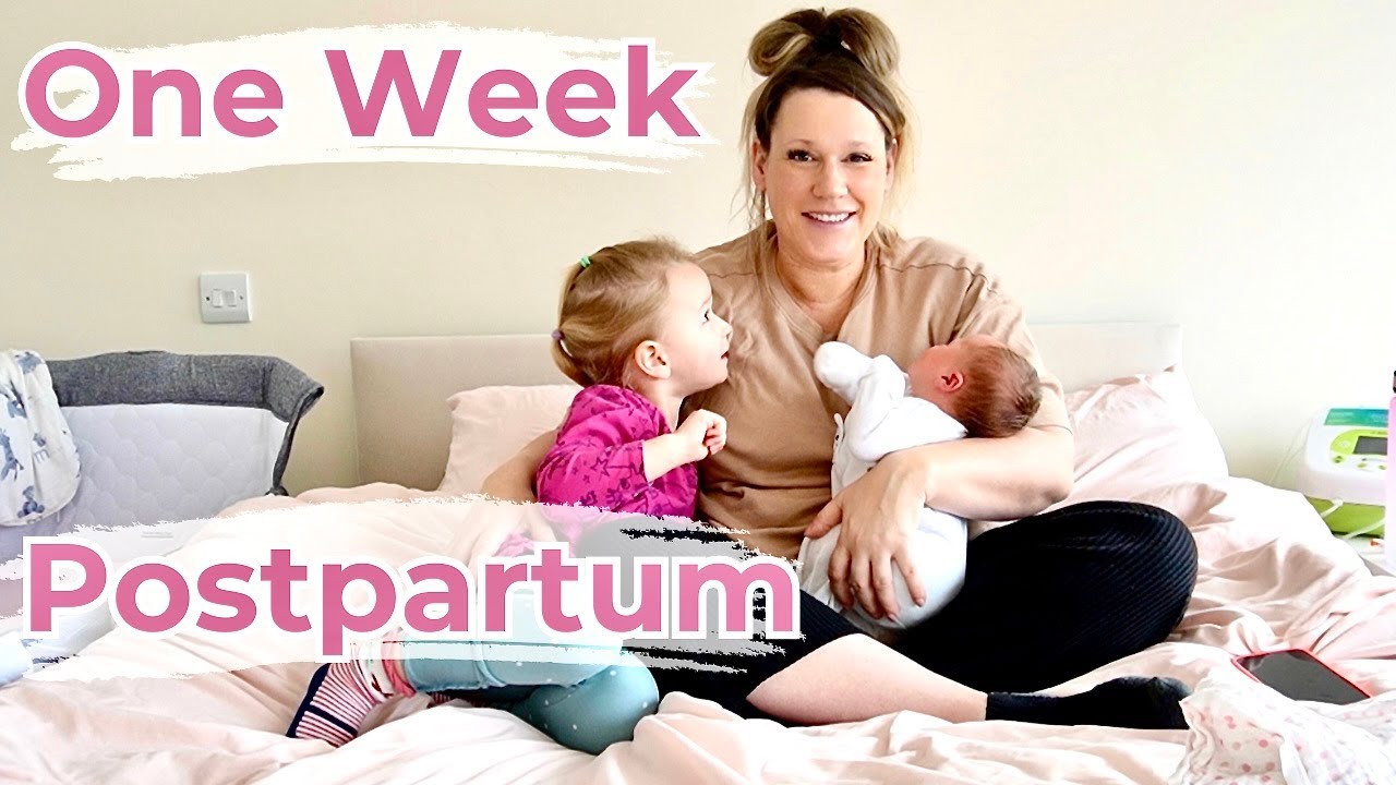 One Week Postpartum Update - C Section Recovery UK - YouTube