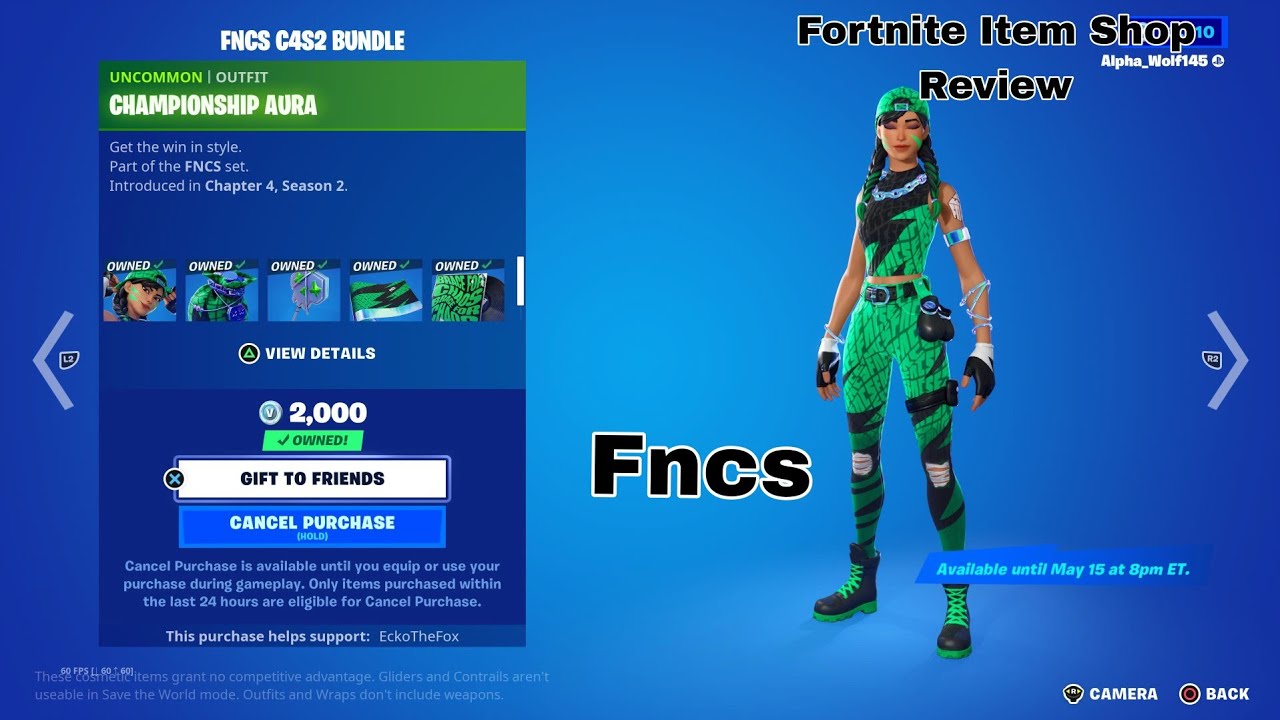Fortnite: Item Shop Review [May 10th, 2023] Fncs cosmetics are here ...