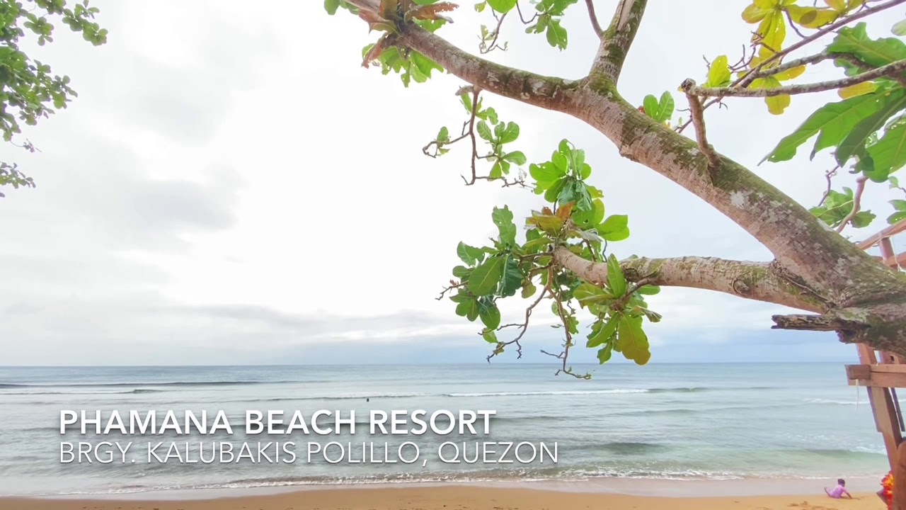 PHAMANA BEACH RESORT - POLILLO ISLAND BEACH - YouTube