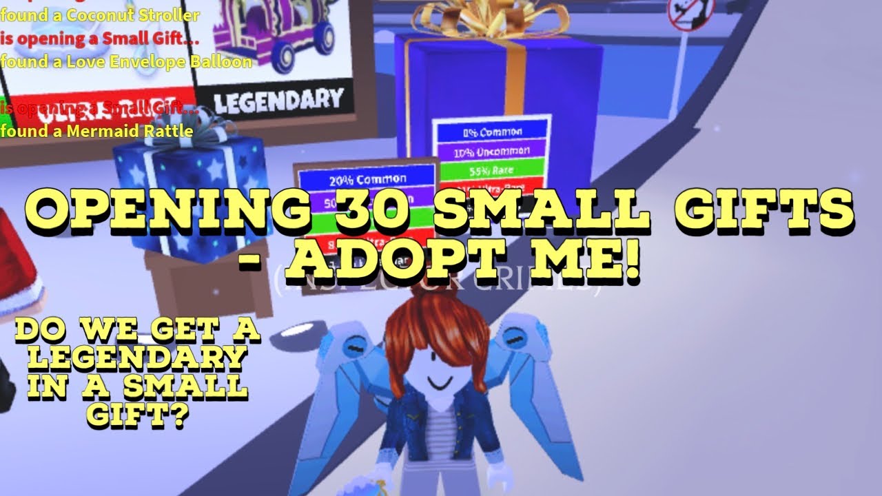Opening 30 small gifts Adopt Me! - YouTube