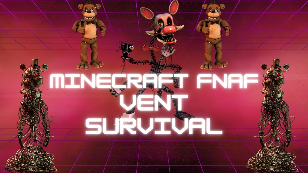 I built a FNAF style Vent Survival Map in Minecraft… - YouTube