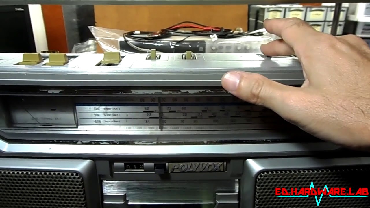 Consertos Vintage 001 - Boombox Polyvox RG800 - parte 2(final) - #0035 ...