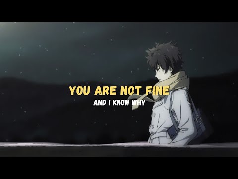 You're Not Fine... And I Know Why. - YouTube