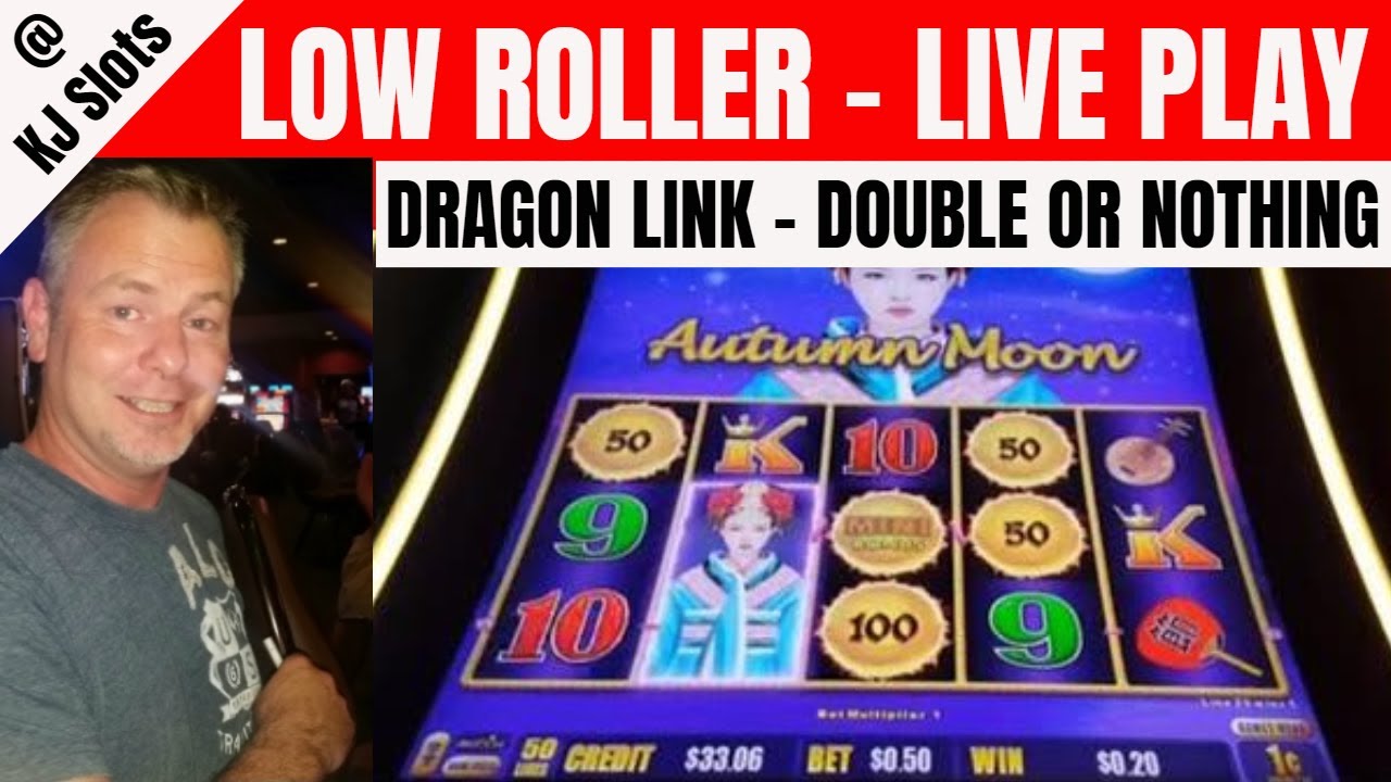 Dragon Link Slot Machine Live Play - Double or Nothing Low Roller - YouTube