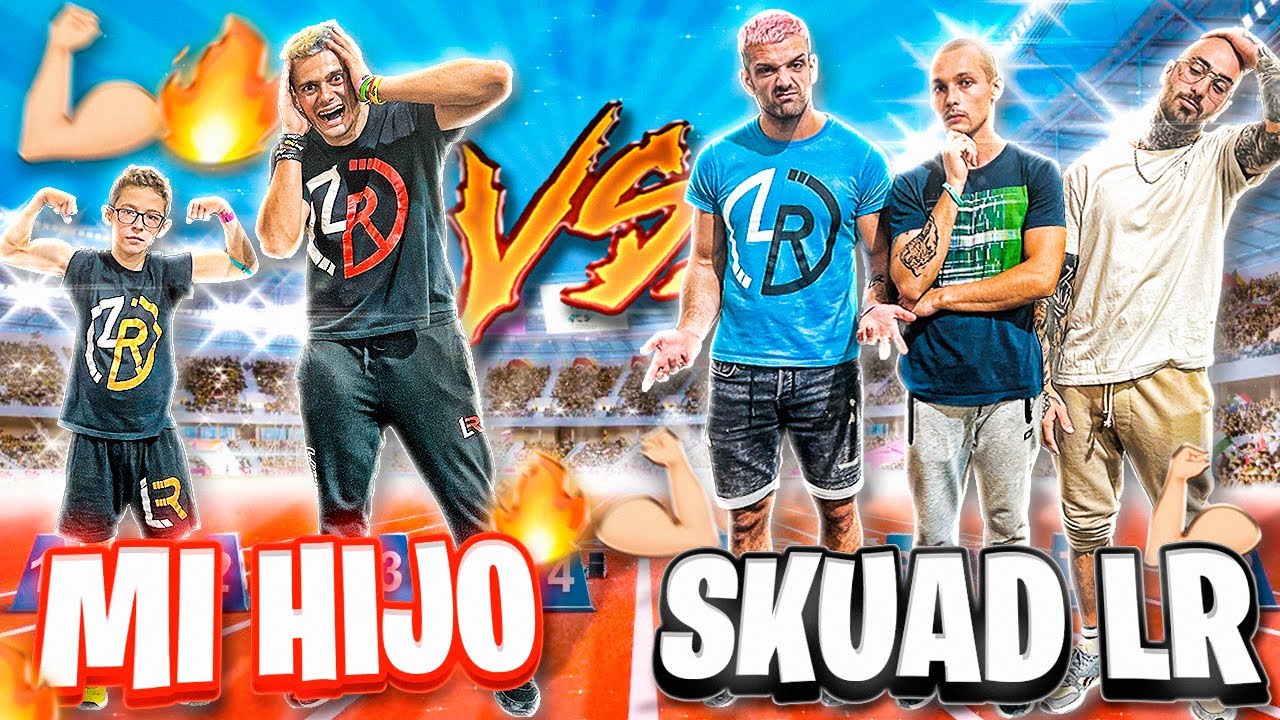 HIJO de ÁLEX SEGURA vs SKUAD LR😱*COMPETICIÓN de PARKOUR con 10 AÑOS ...