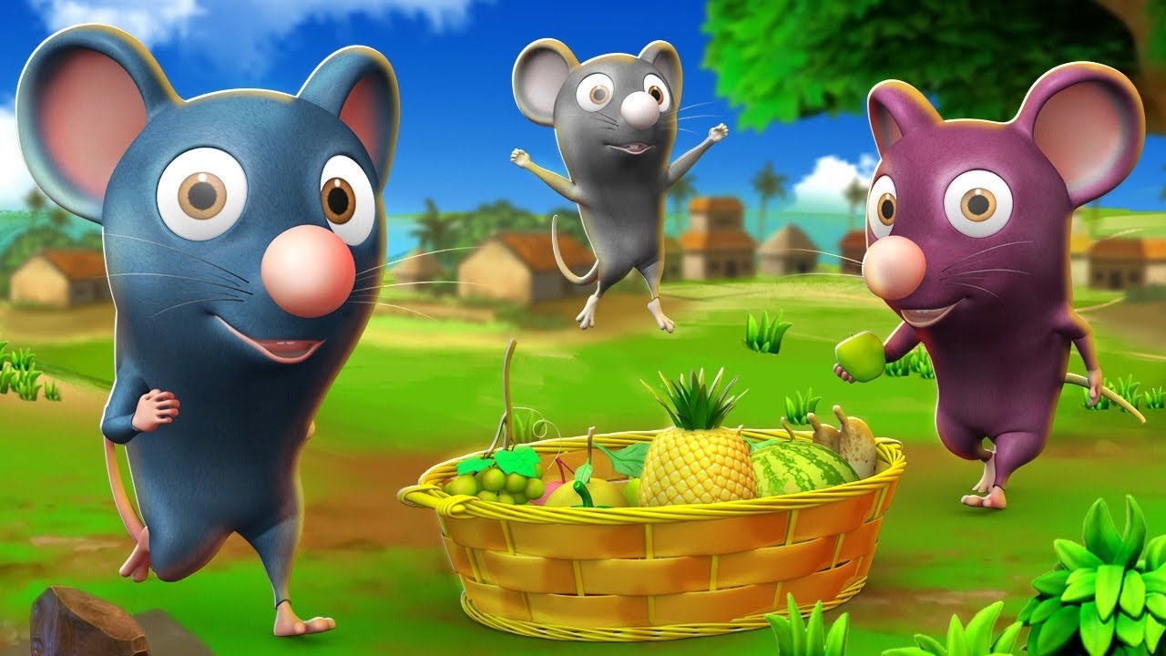 नन्हा चूहा - The Little Mouse Story | 3D Animated Hindi Moral Stories ...