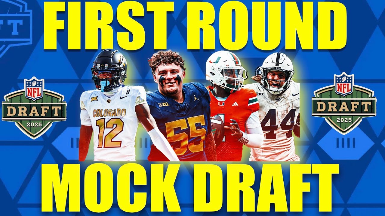 2025 NFL MOCK DRAFT | PRE FREE AGENCY | ALL 32 NFL TEAMS - YouTube