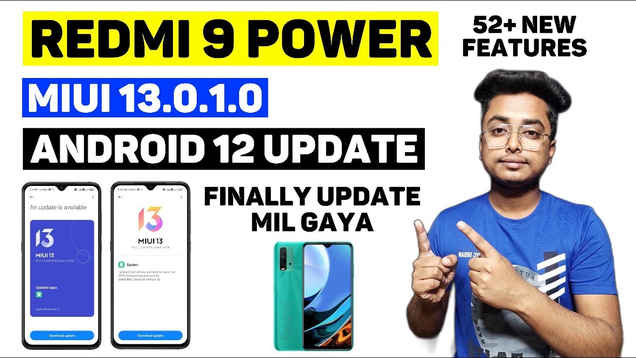 Redmi 9 Power MIUI 13.0.1.0 Update | Redmi 9 Power New Update | Redmi 9 ...