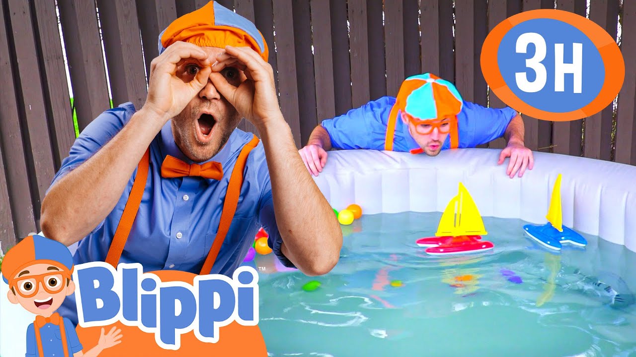 Learn Colors with Boats | Blippi - Kids Playground | Educational Videos ...