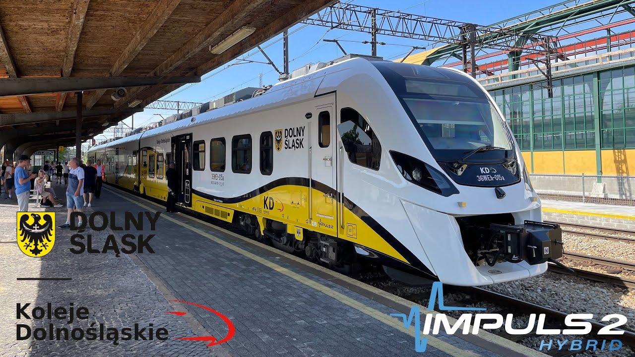 [KD] NEWAG Impuls II 36WEh-015 "hybryda" - zaglądamy do kabiny i przedziału pasażerskiego [4K ...