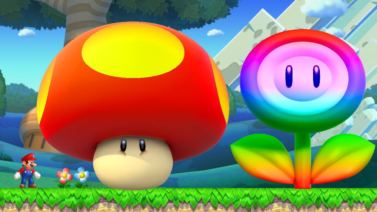 Rainbow Mario Mushroom