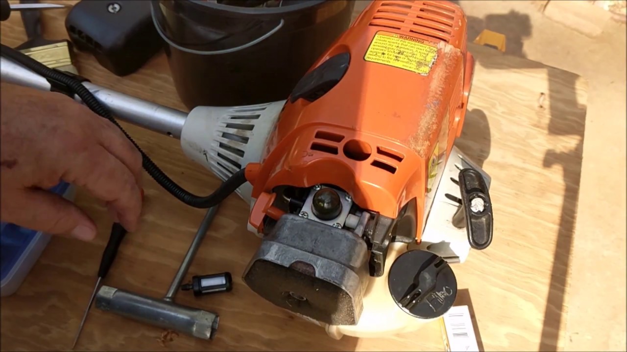 Spring String Trimmer Maintenance - YouTube
