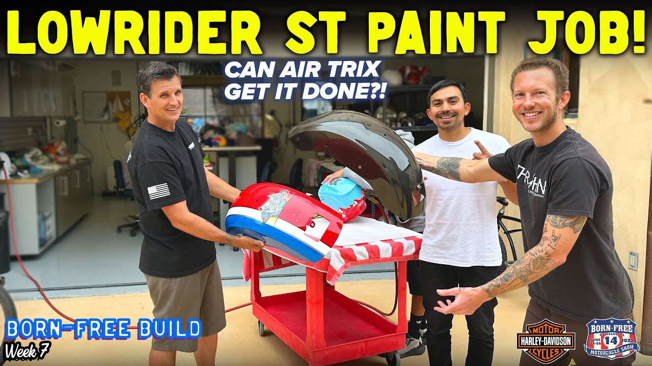Low Rider ST Paint Job! Can Air Trix Get It Done? Born-Free Build Week ...