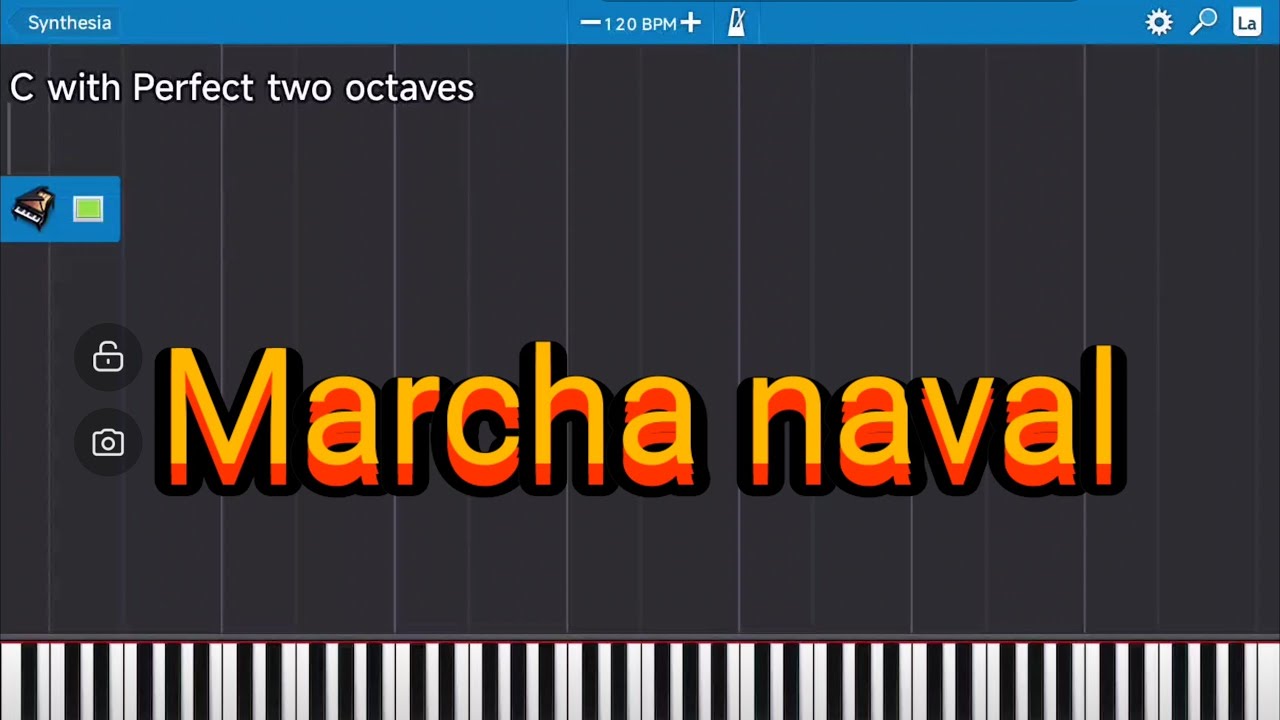 Marcha Naval en piano #bolivia #piano #synthesia - YouTube