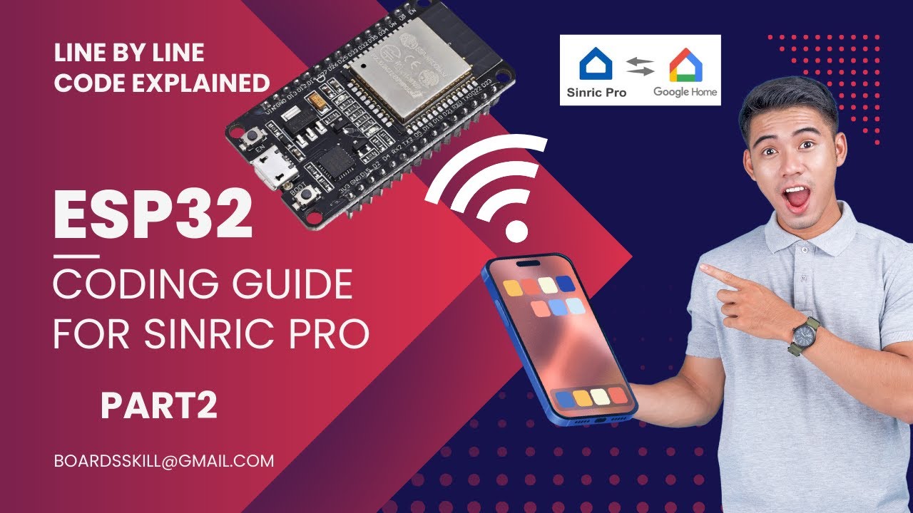 Learn Line by Line Code for Sinric Pro with ESP32 in Just 6 Minutes ...