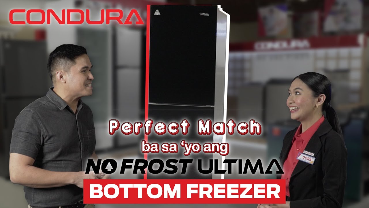PERFECT MATCH | Condura Ultima No Frost Bottom Freezer - YouTube