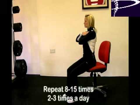 Seated thoracic rotations - YouTube