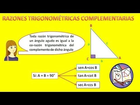 Razones Trigonometricas Complementarias Ejercicios Resueltos Nivel 1 Trigonometria Matematicas ...