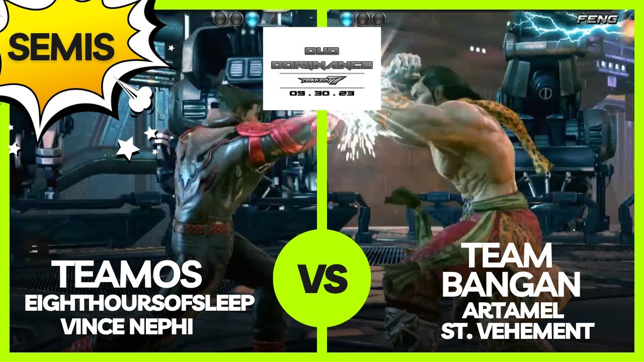 Dou Dominance TEAMOS V.S. Team Bangan (SEMIS) Tekken 7 Cebu, September ...