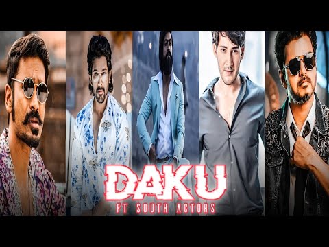 Daku on South actor action scene || Ft Ricky Bhai , Allu Arjun , Vijay ...