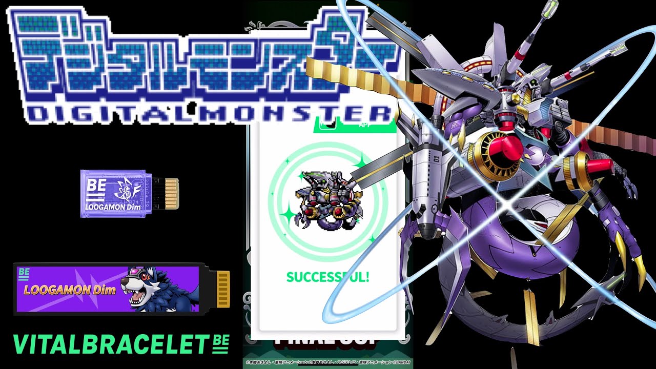 DIGIMON Vital Bracelet BE - GALACTICMON || BEMemory Digimon Seekers ...