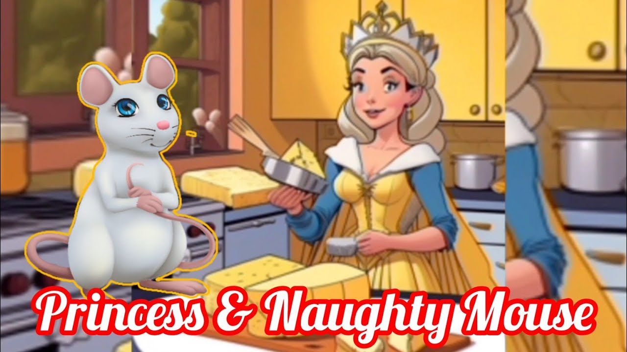 Princess And Naughty Mouse || Kids Story 😂 - YouTube