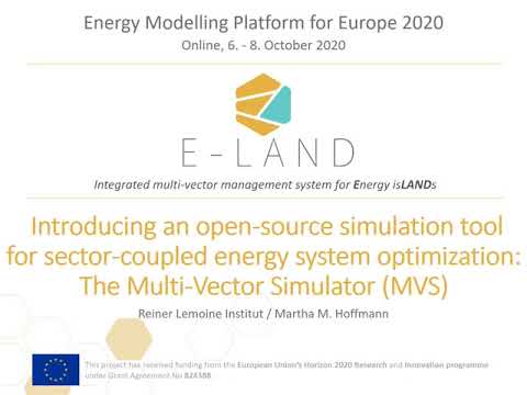 Introducing an os simulation tool for sector-coupled energy sys opt: Multi-Vector Simulator (MVS ...