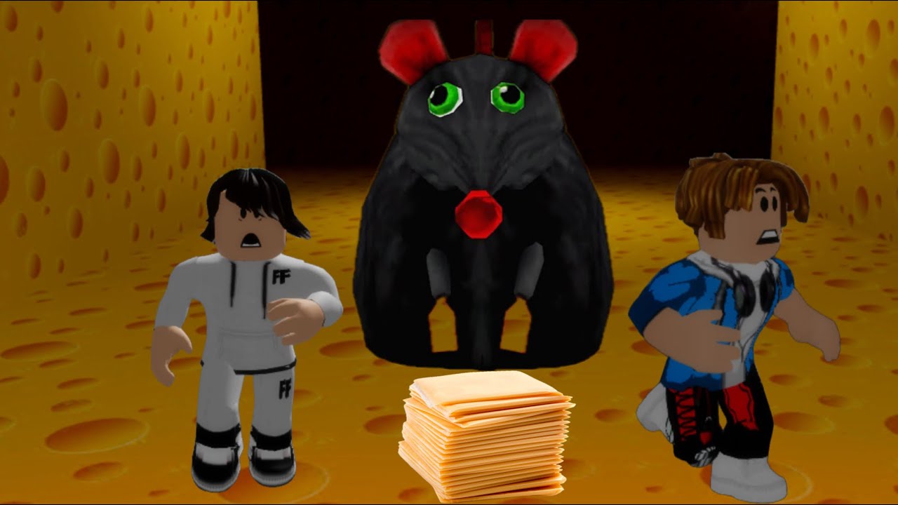 A GIANT RAT TRIED TO CHASE ME . ROBLOX CHEESE ESCAPE - YouTube
