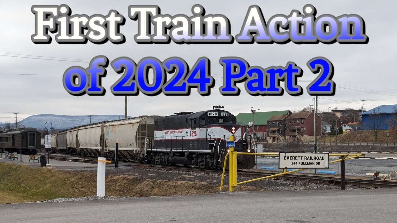 First Train Action of 2024 Part2 (in 4k) - YouTube