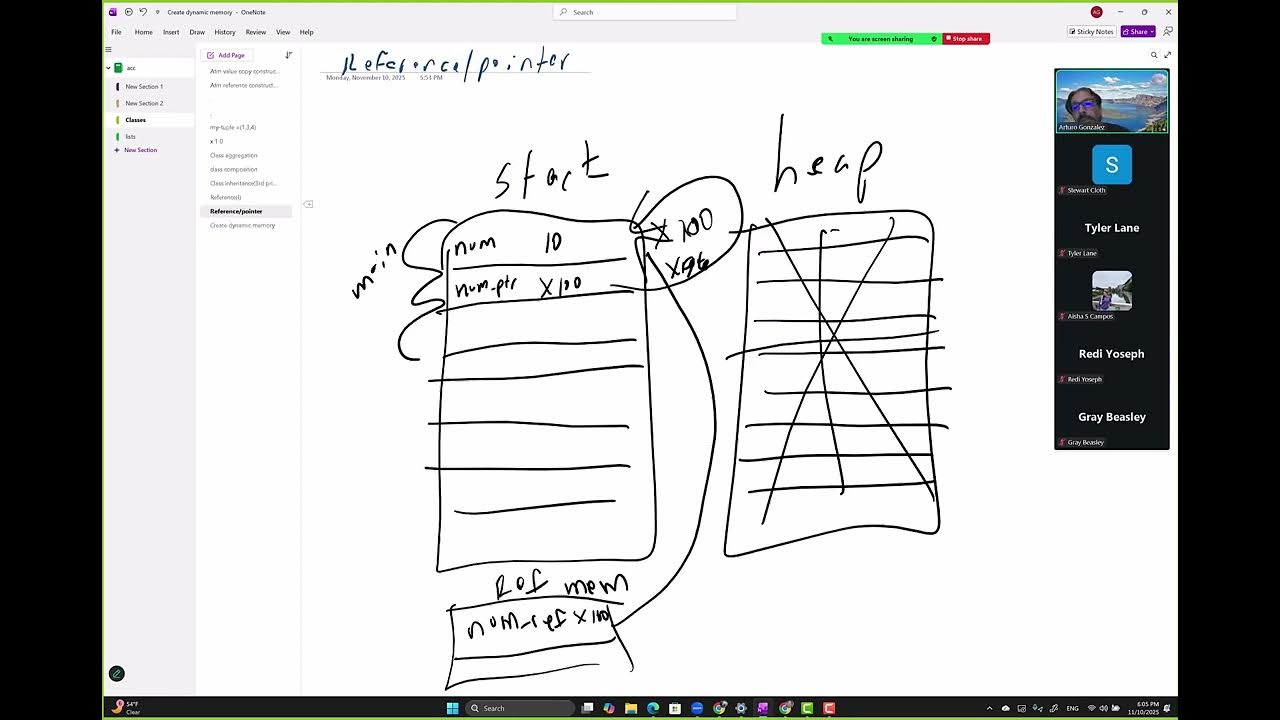 111025 C++ OOP: pointer issues with dynamic memory-leaks - YouTube