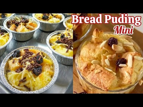 PUDING ROTI TAWAR MINI Snack Imut Terinspirasi Kue Ala Bakery | Olahan ...