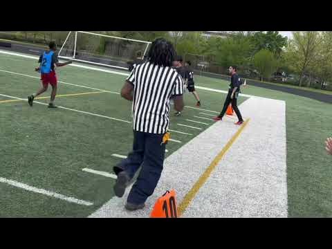 8-7th Grade Flag football (Esmond Elementary School) - YouTube