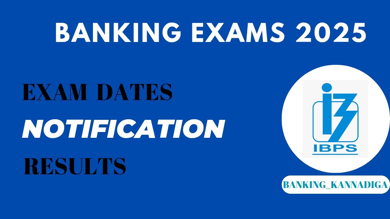 Banking Exams 2025 | Banking Recruitment 2025 | Upcoming Banking Exams ...