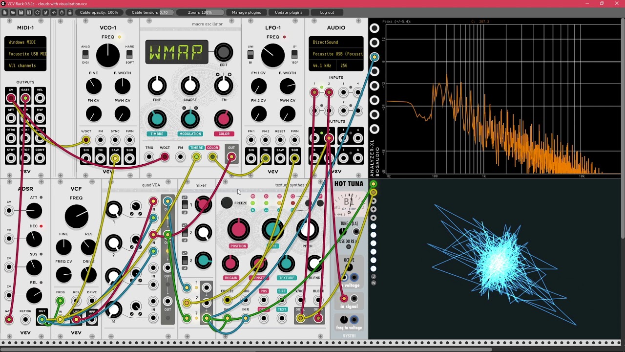 Ambient Space Music on VCV Rack - YouTube