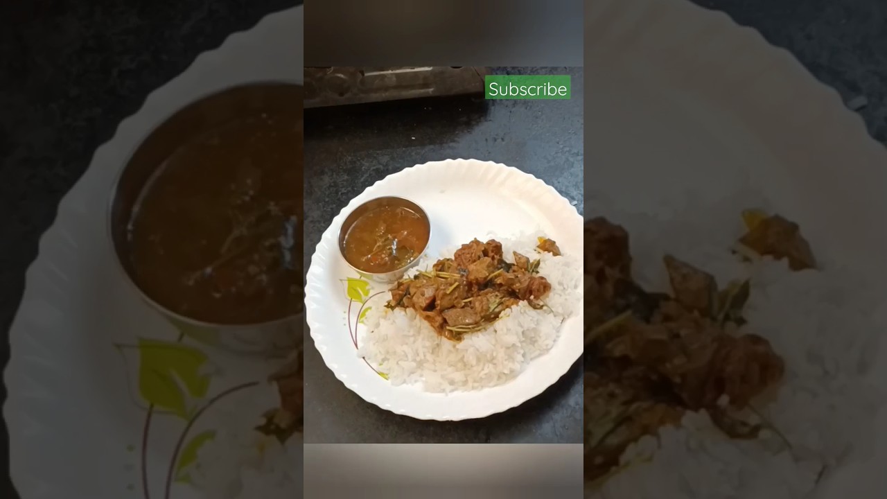 Today Lunch Recipe | Sutta Sutta Rice | Goat Liver / Lamb Liver ...