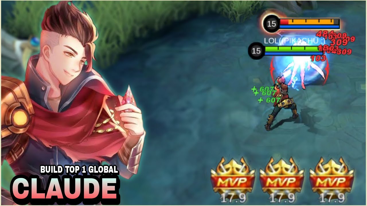 CLAUDE BEST BUILD 2022 | INSANE DAMAGE | BUILD TOP 1 GLOBAL CLAUDE ...