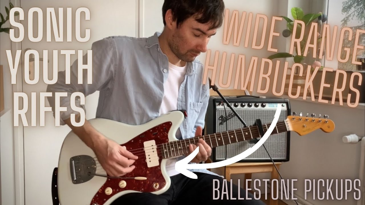 I put Wide Range Humbuckers in my Jazzmaster. Sonic Youth riffs ...
