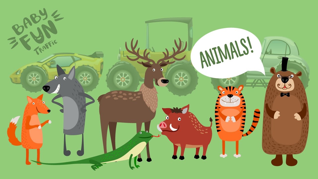 Learn Animals for Kids | Animals Racing | Learn Animal Names | Learning ...