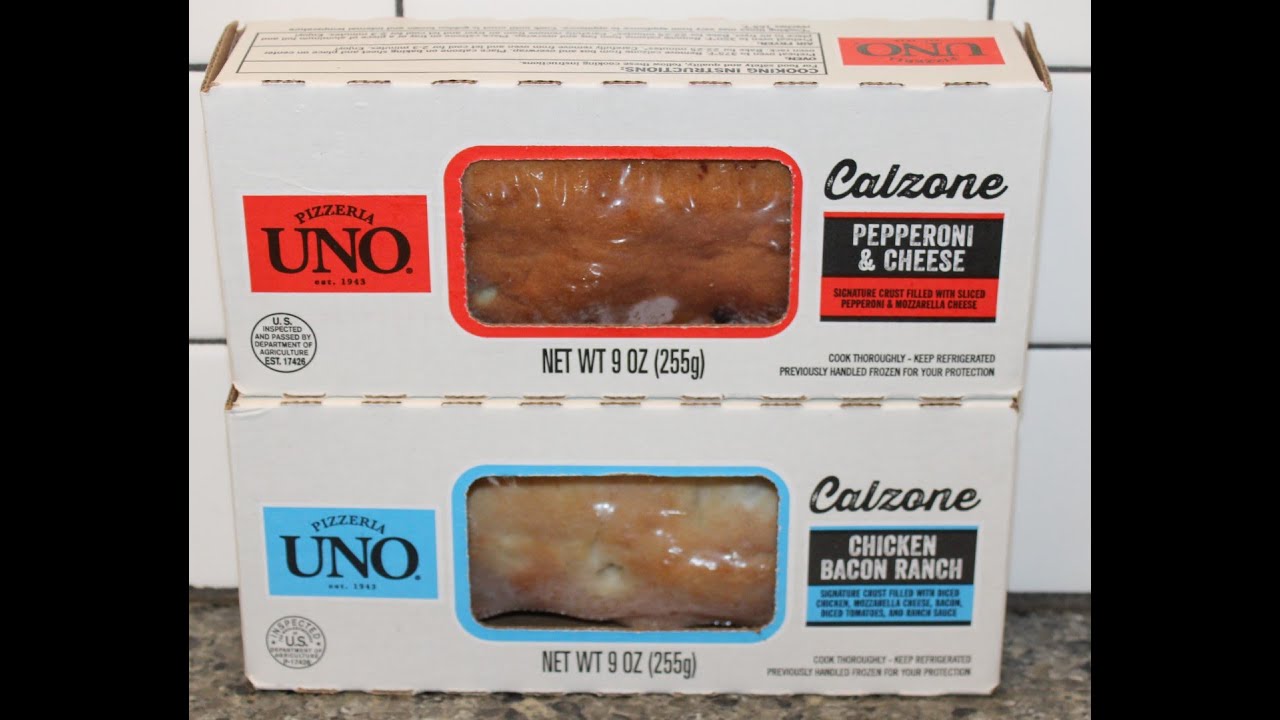 Pizzeria UNO Calzone: Pepperoni & Cheese and Chicken Bacon Ranch Review ...