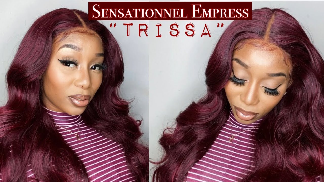 $30?! || Sensationnel Empress Lace Wig “Trissa” || Burgundy Body Wave 😍 ...