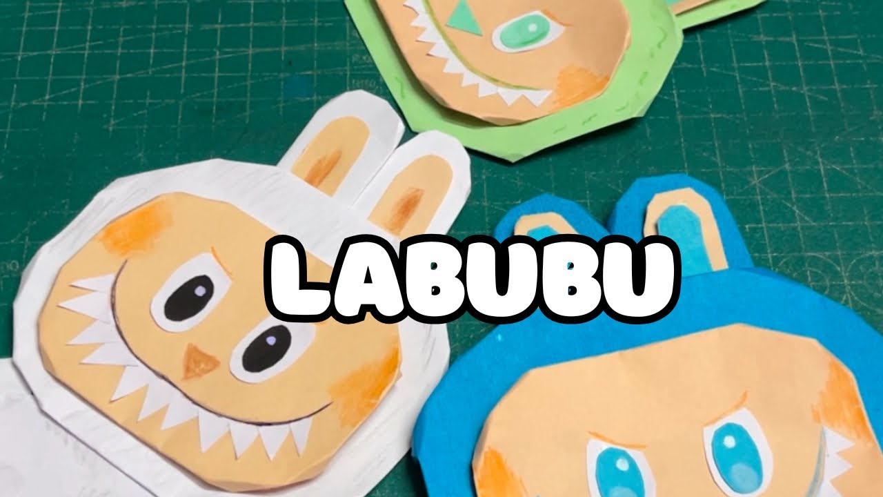 Famous Labubu with paper ♥️ | #labubu - YouTube