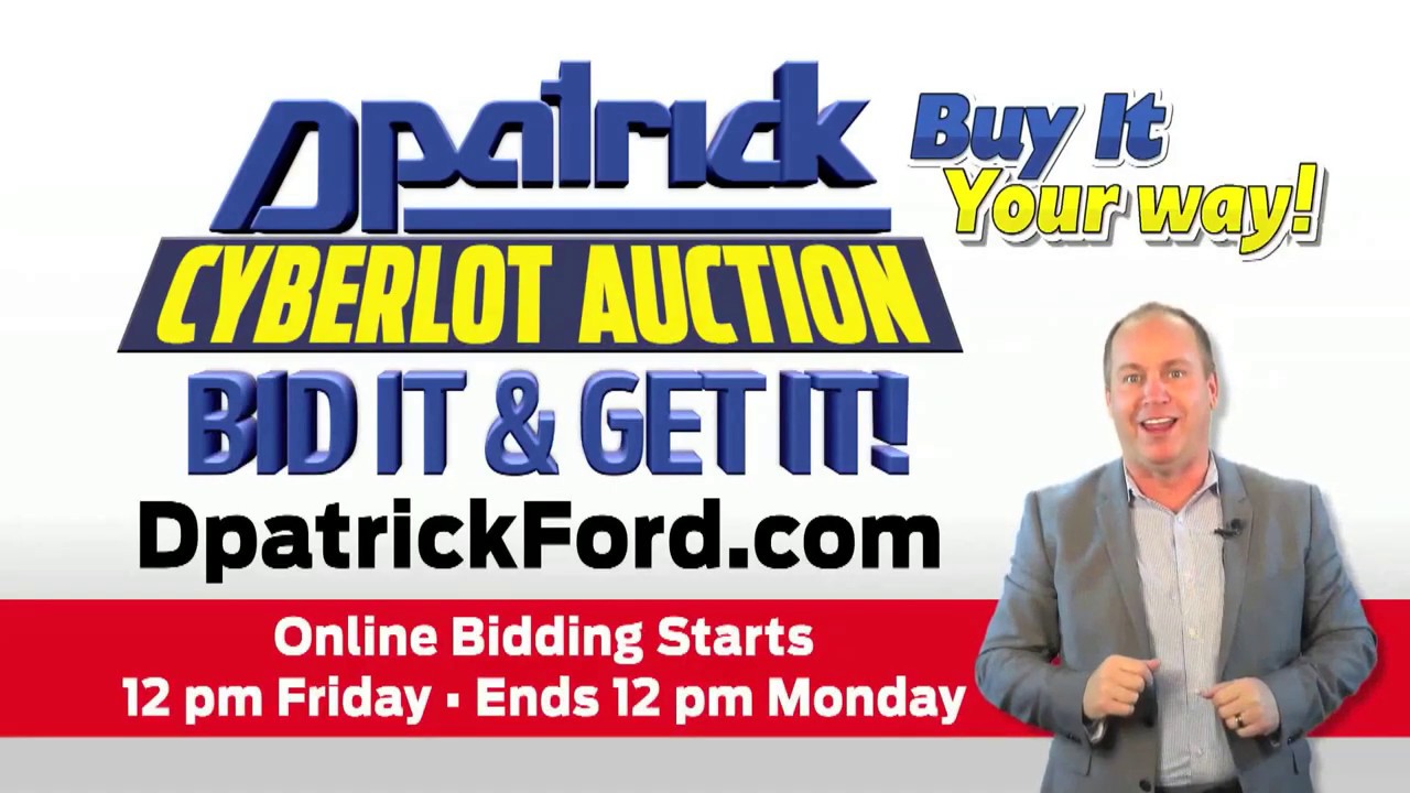 D-Patrick Downtown Ford - CYBERLOT AUCTION - YouTube
