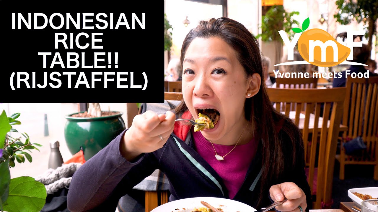 CRAZY 10+ DISHES in Indonesian Rice Table (Rijsttafel) in The Hague ...